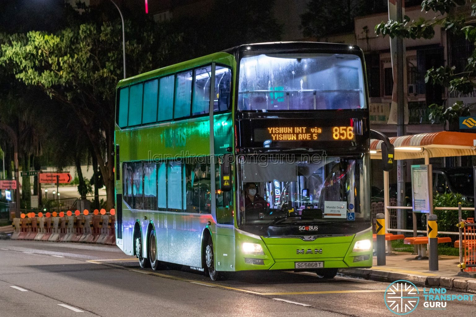 Bus 856 – SMRT Buses MAN A95 (SG5868T) | Land Transport Guru