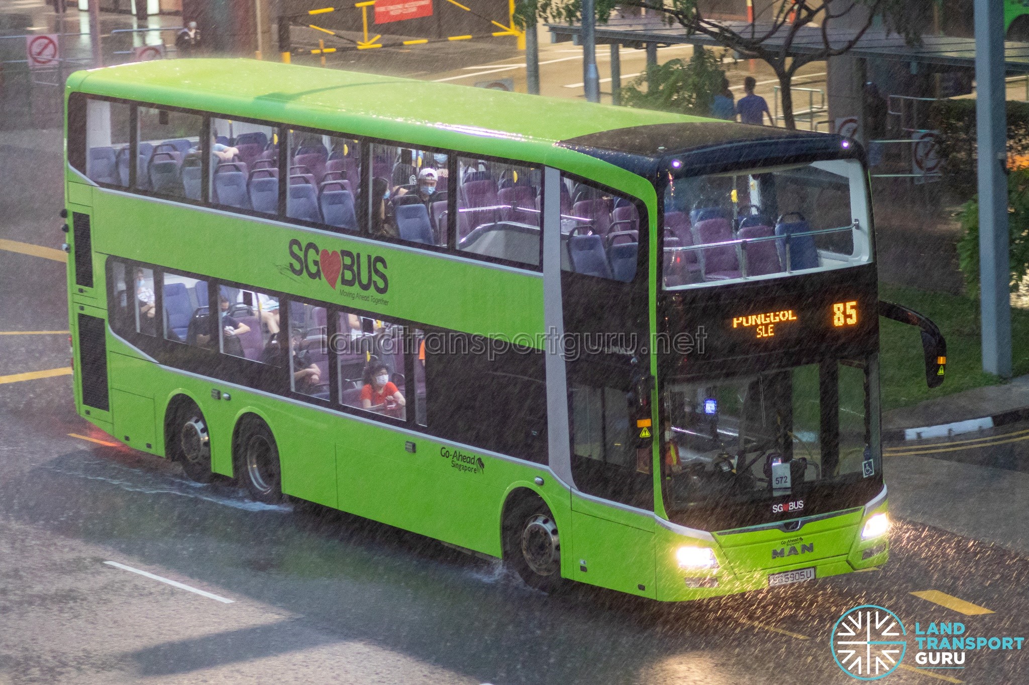 Bus 85 Go Ahead Singapore MAN A95 SG5905U Land Transport Guru Bus 85 Go Ahead Singapore MAN A95 SG5905U Land Transport Guru