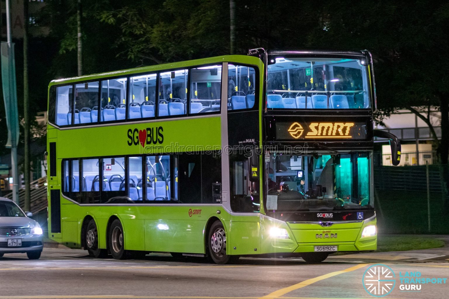 SMRT Logo – SMRT Buses MAN A95 Euro 6 (SG6192C) | Land Transport Guru