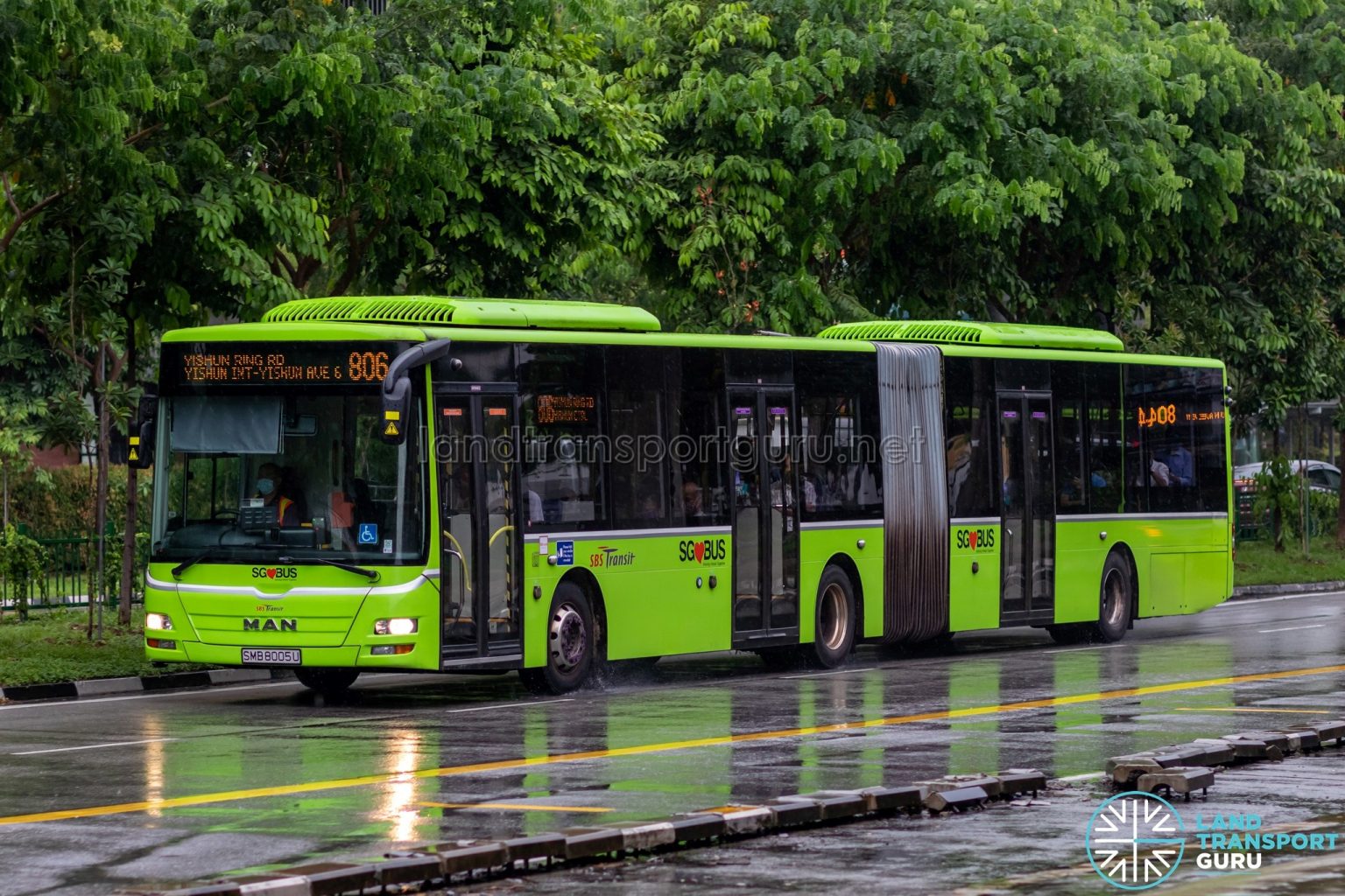 Bus 806 – SBS Transit MAN A24 (SMB8005U) | Land Transport Guru