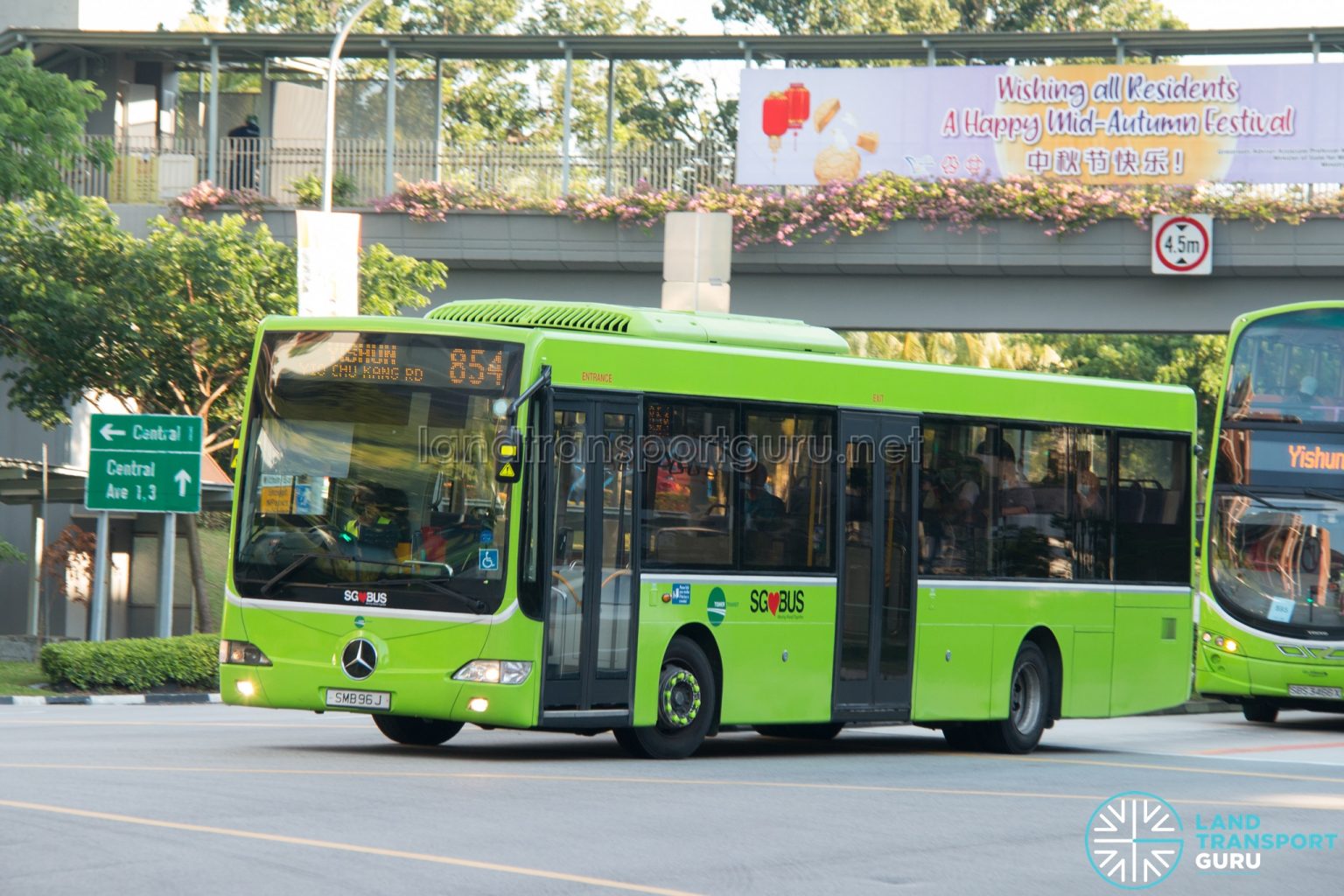 Bus 854 – Tower Transit Mercedes-Benz OC500LE (SMB96J) | Land Transport ...