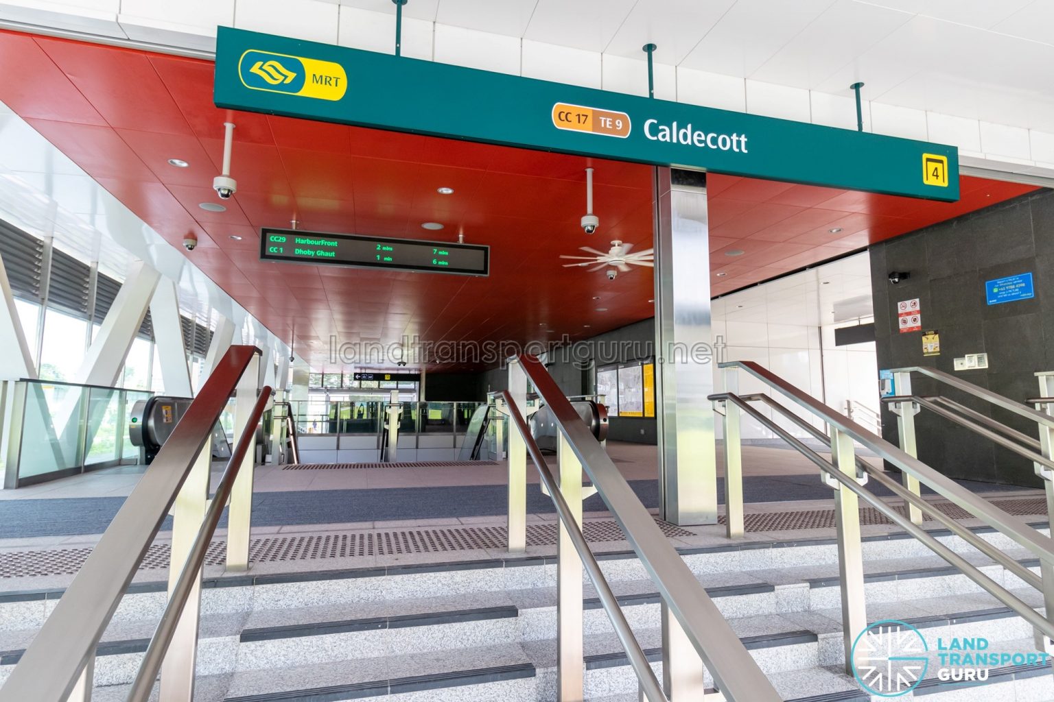 Caldecott MRT Station – Exit 4 | Land Transport Guru