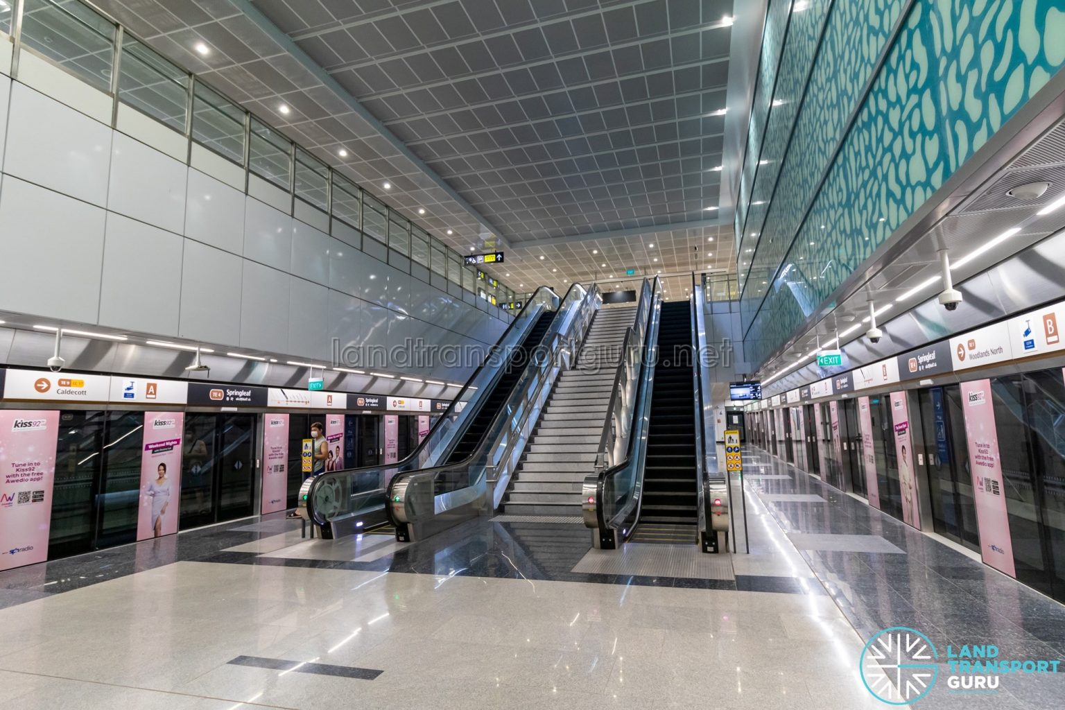 Springleaf MRT Station – Platform Level | Land Transport Guru