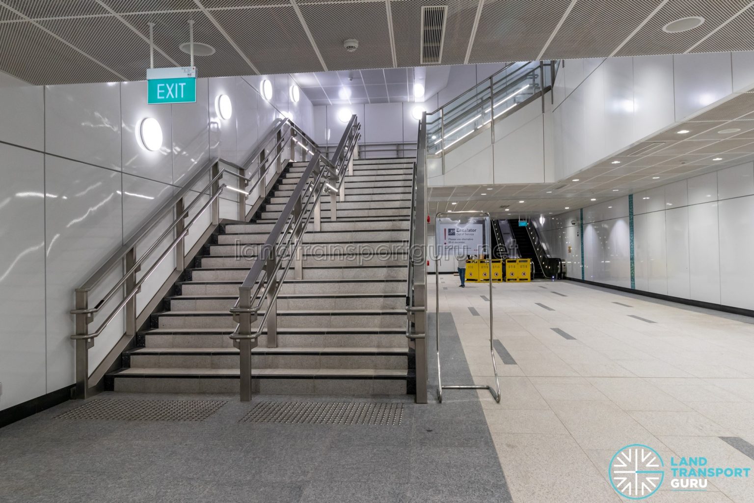 Springleaf MRT Station – Stairs to Street Level | Land Transport Guru