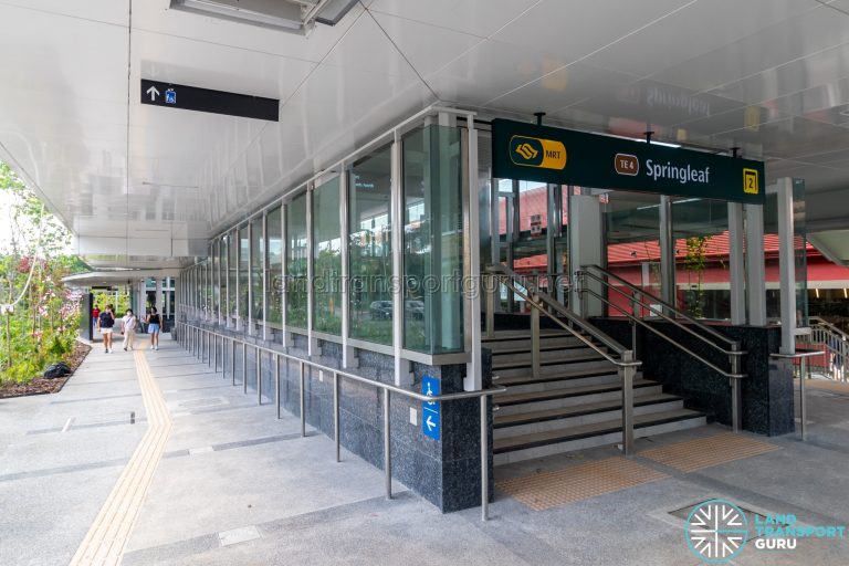 Springleaf MRT Station – Exit 2 | Land Transport Guru
