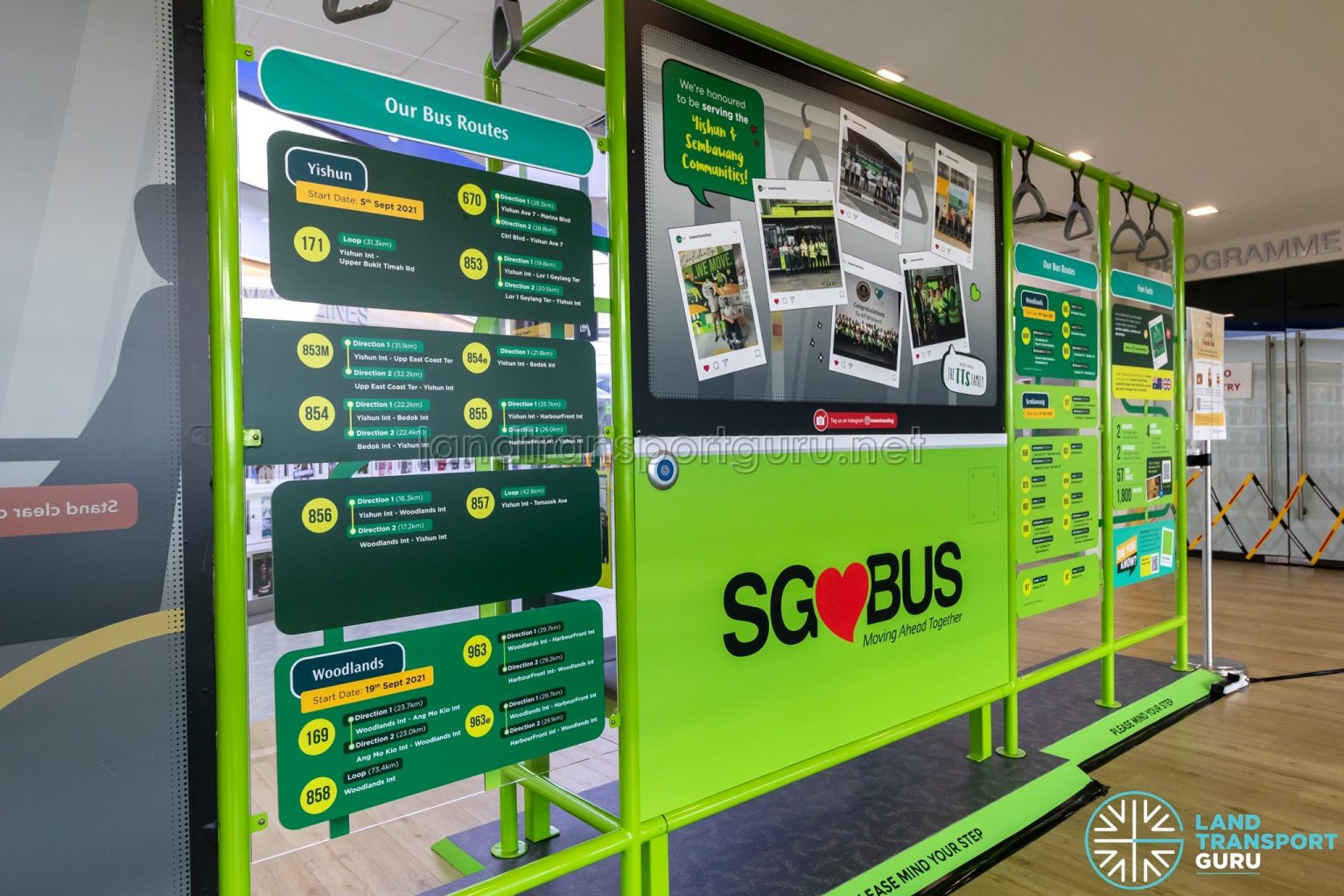 Tower Transit Exhibition Booth – Overview (rear) | Land Transport Guru