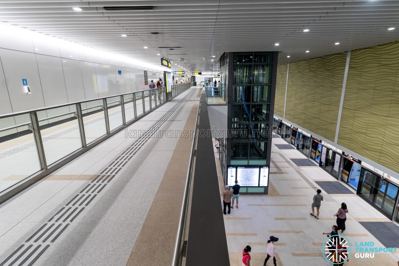 Upper Thomson MRT Station – Platform Level Overhead | Land Transport Guru