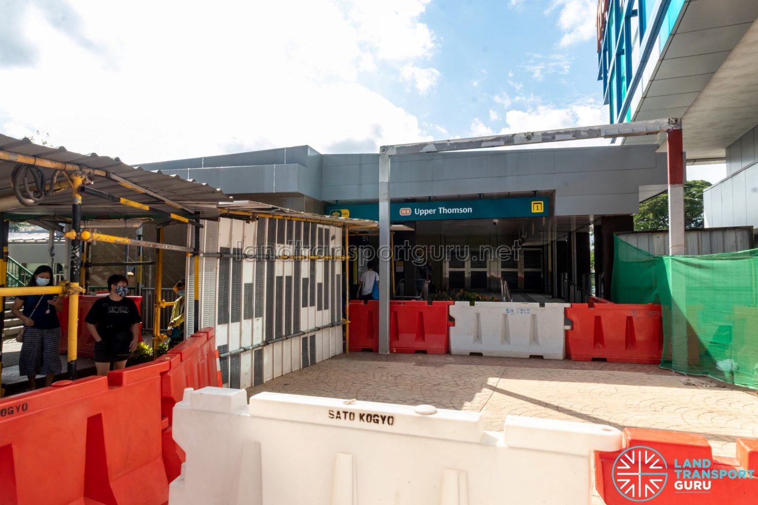 Upper Thomson MRT Station – Exit 1 (Plaza Level) | Land Transport Guru