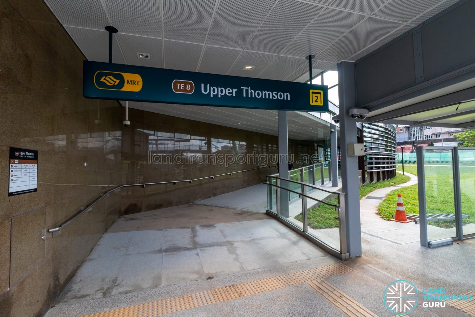 Upper Thomson MRT Station – Exit 2 | Land Transport Guru