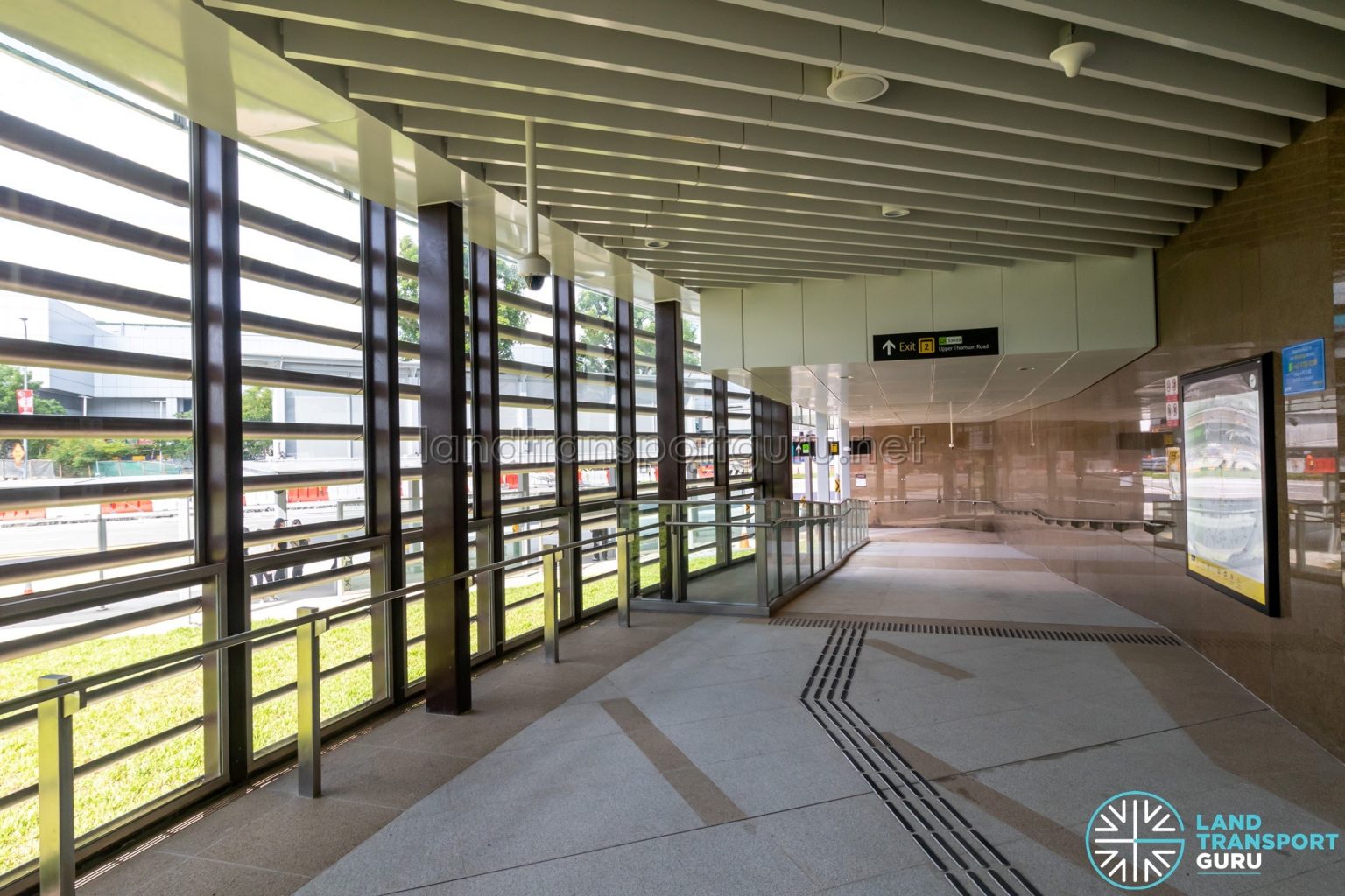 Upper Thomson MRT Station – Exit 2 | Land Transport Guru