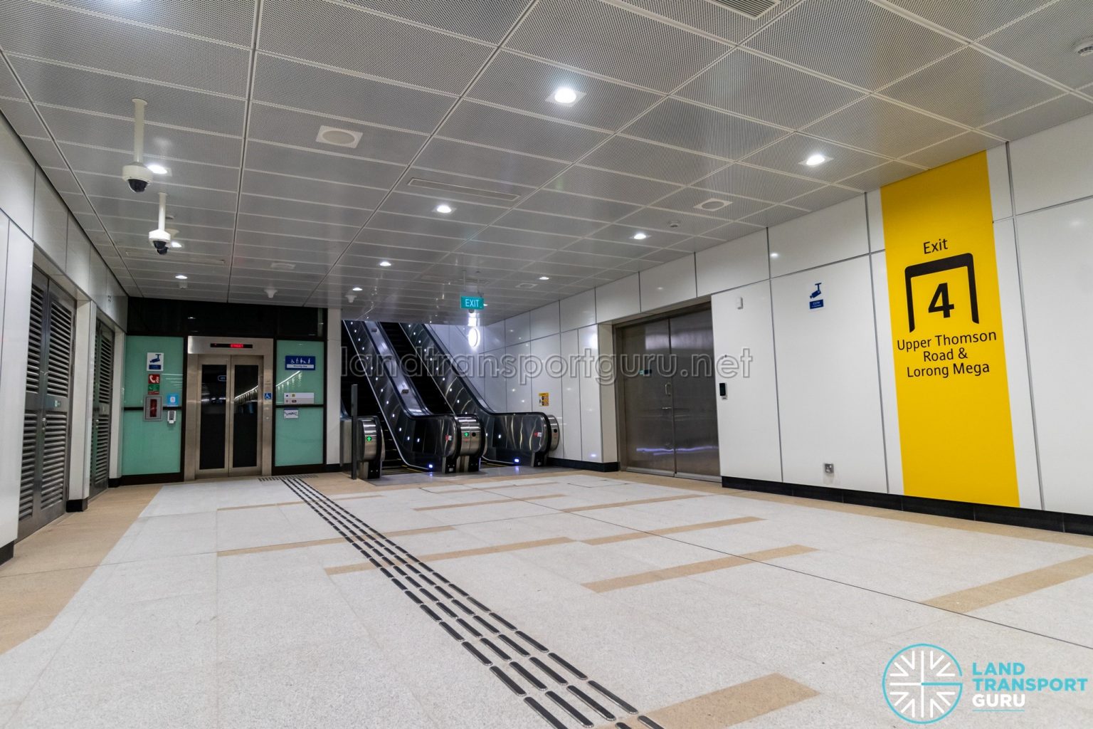 Upper Thomson MRT Station – Exit 4 | Land Transport Guru