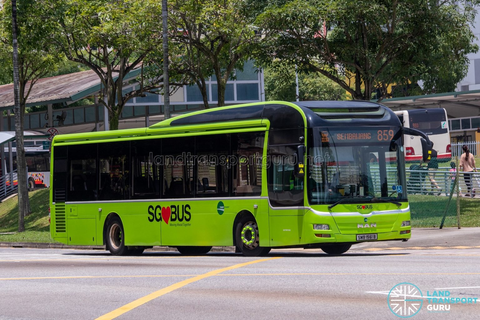 Bus 859 – Tower Transit MAN A22 (SMB1561B) | Land Transport Guru