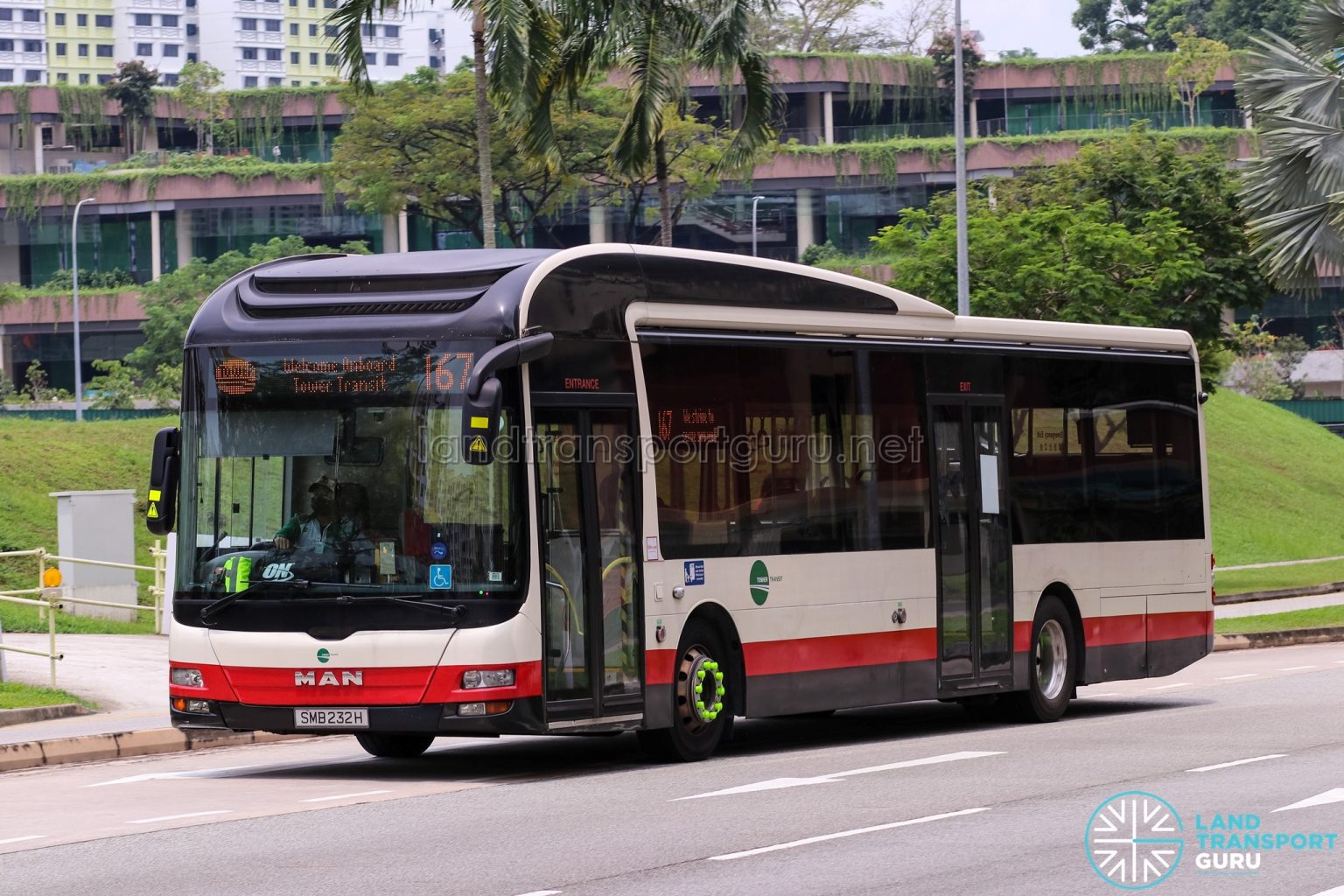 Bus 167 – Tower Transit MAN A22 (SMB232H) | Land Transport Guru