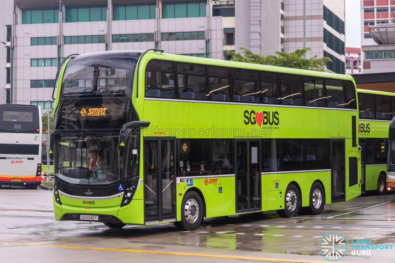SMRT Logo – SMRT Buses Alexander Dennis Enviro500 3-Door (SG6349T ...