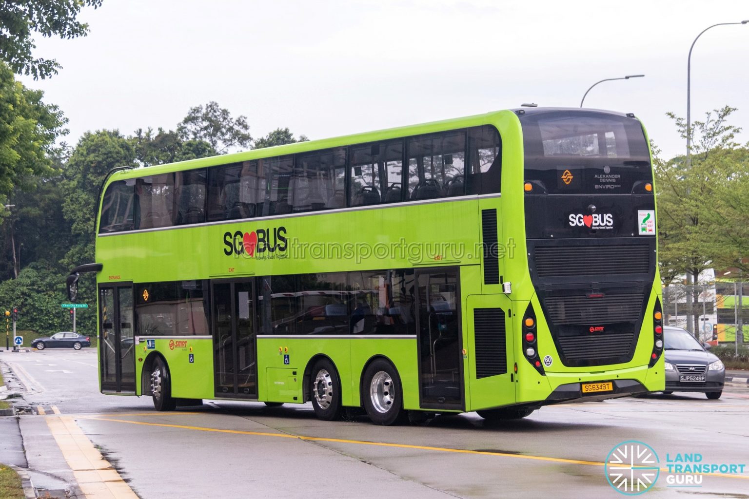 SMRT Buses Alexander Dennis Enviro500 3-Door (SG6349T) [Rear] | Land ...