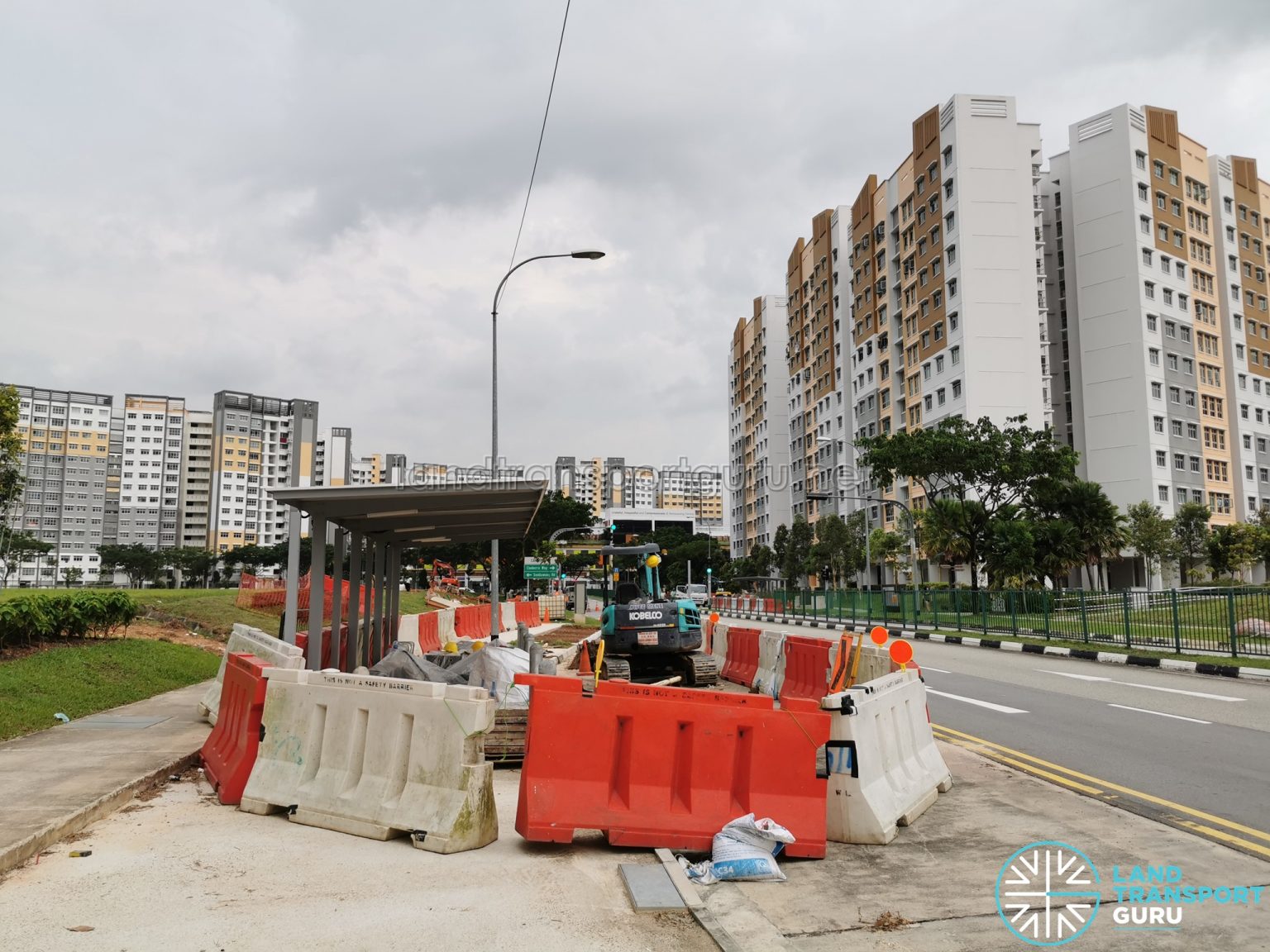 Bus Stop 58609 – Blk 109A, Canberra Walk under construction | Land ...