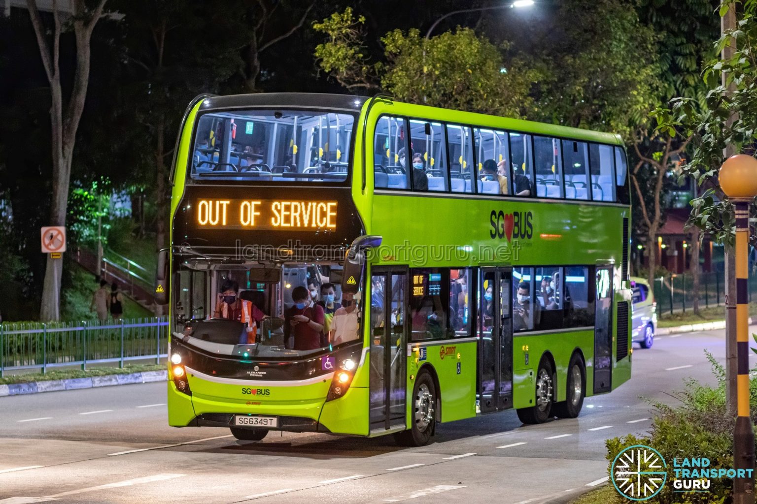 Out of Service – SMRT Buses Alexander Dennis Enviro500 (3 Door ...