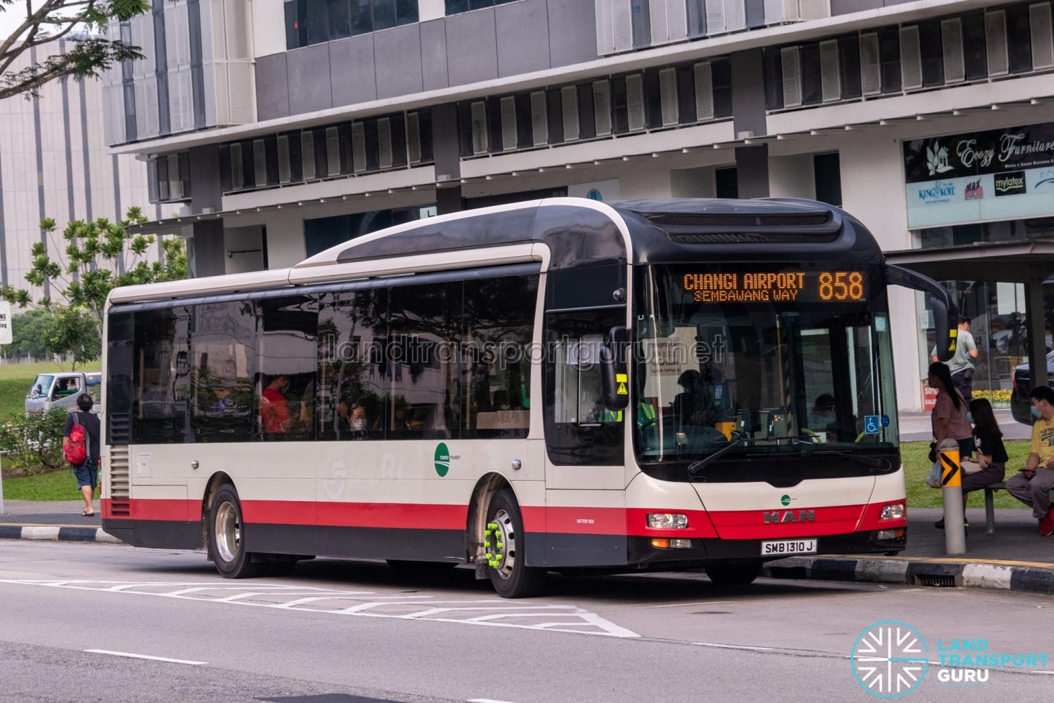 Bus 858 – Tower Transit MAN A22 (SMB1310J) | Land Transport Guru