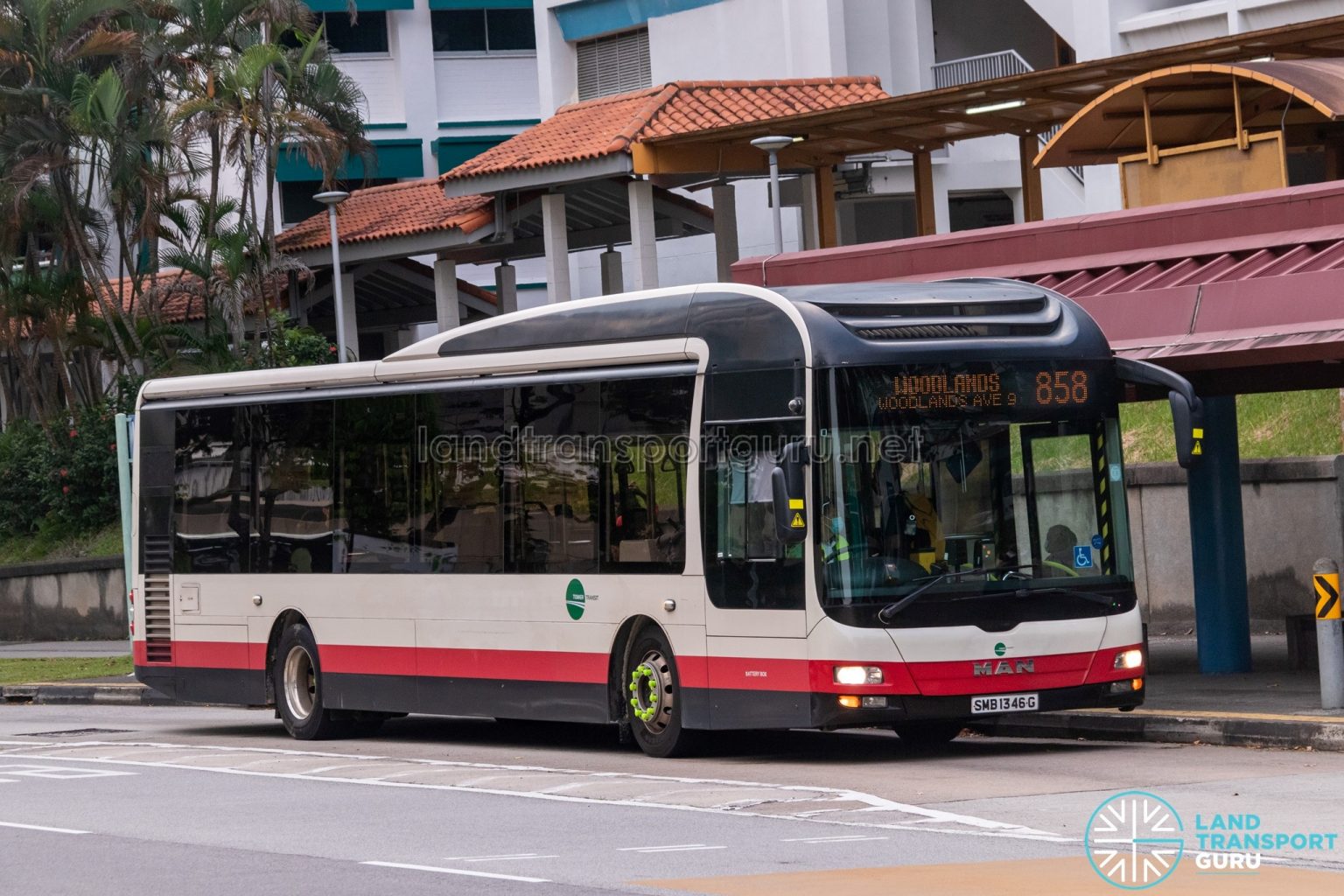 Bus 858 – Tower Transit MAN A22 (SMB1346G) | Land Transport Guru