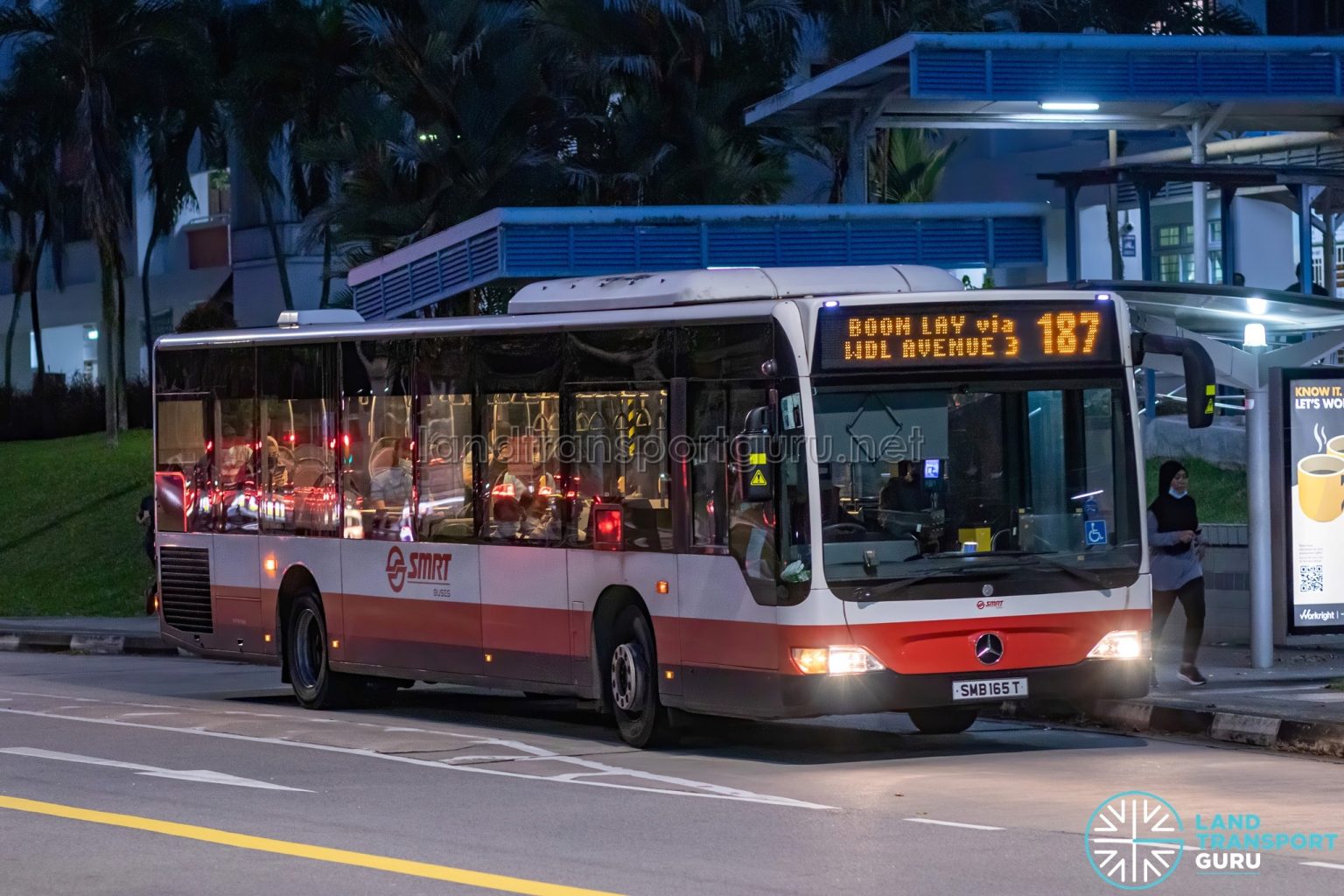 Bus 187 – SMRT Buses Mercedes-Benz Citaro (SMB165T) | Land Transport Guru