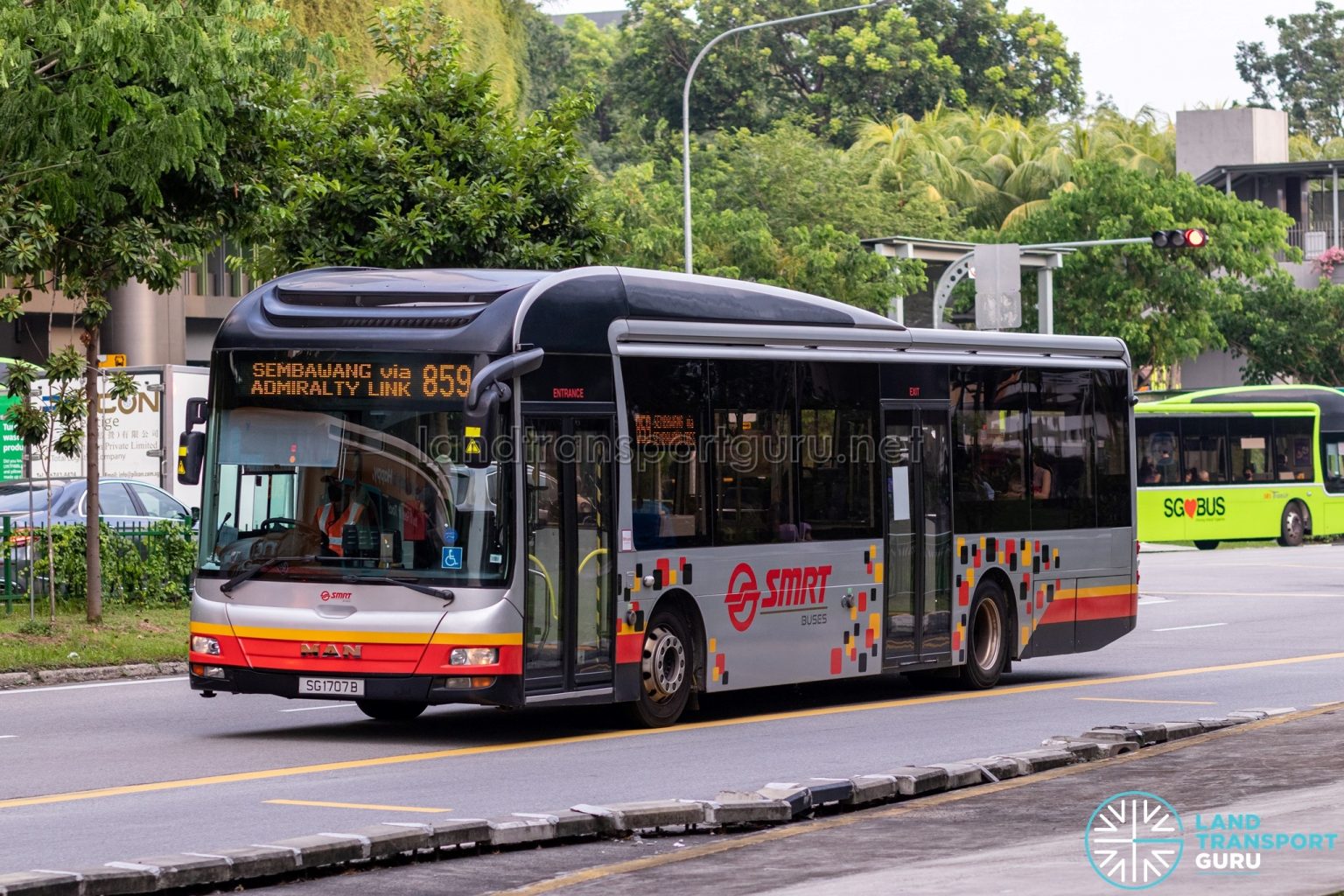 Bus 859 – SMRT Buses MAN A22 (SG1707B) | Land Transport Guru