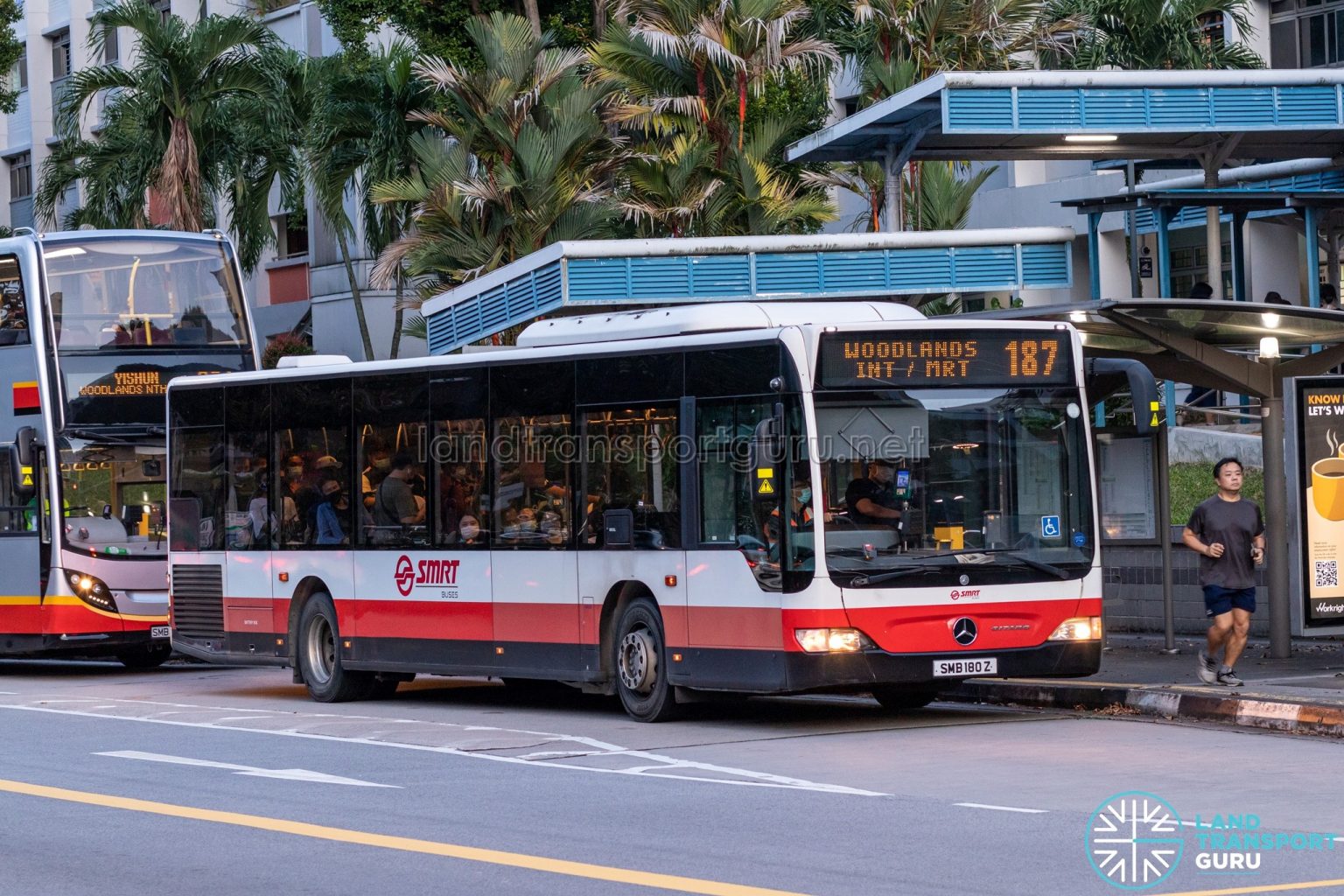 Bus 187 – SMRT Buses Mercedes-Benz Citaro (SMB180Z) | Land Transport Guru