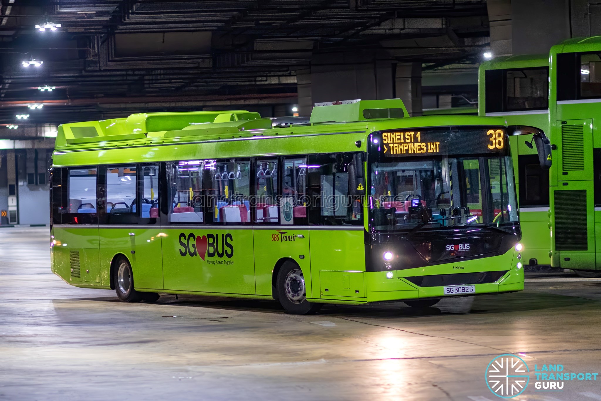 Bus 38 SBS Transit Linkker LM312 SG3082G Land Transport Guru