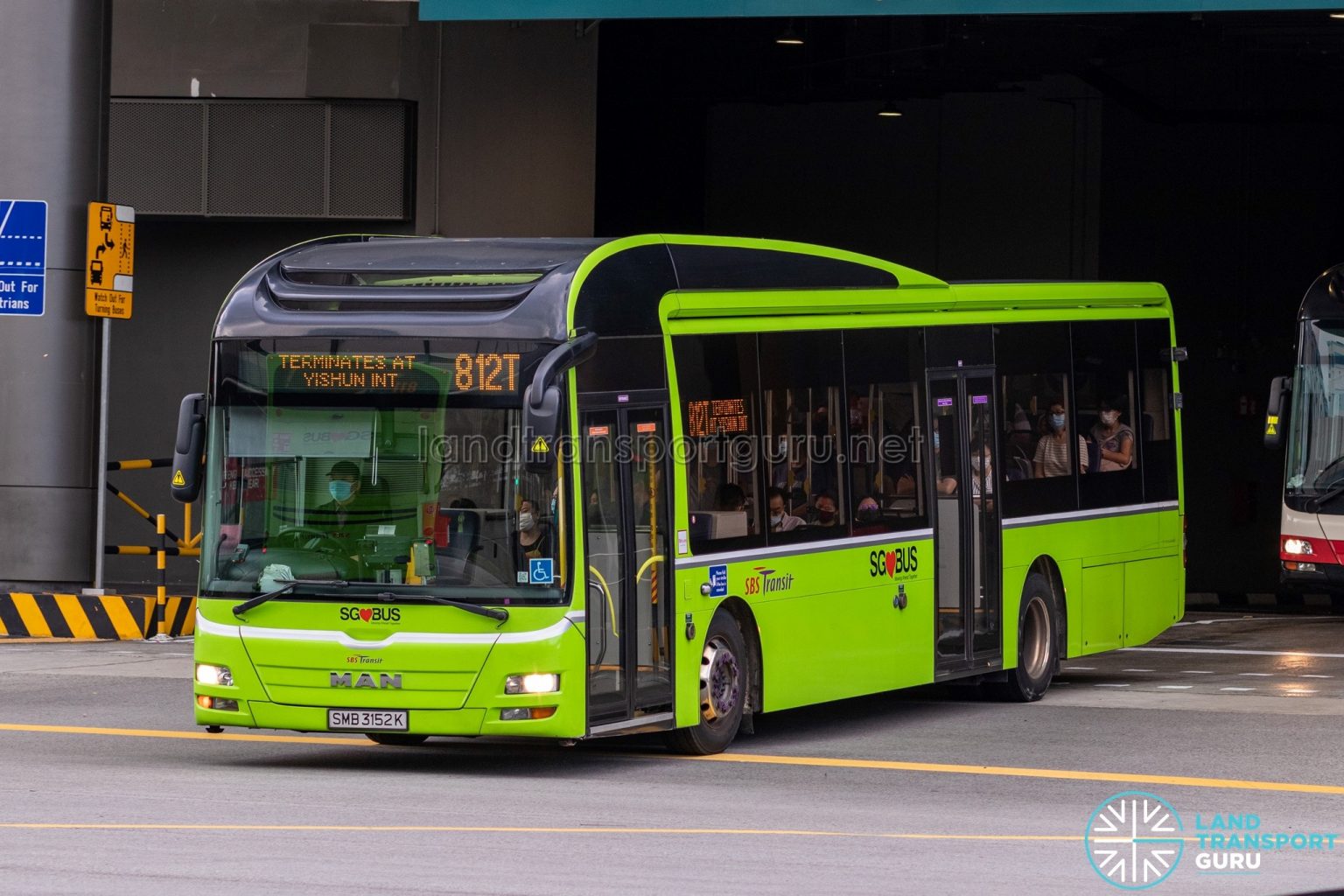 Bus 812T – SBS Transit MAN A22 (SMB3152K) | Land Transport Guru