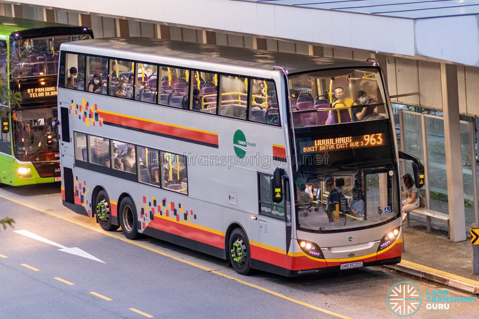 Bus 963 – Tower Transit Alexander Dennis Enviro500 (SMB3520G) | Land ...