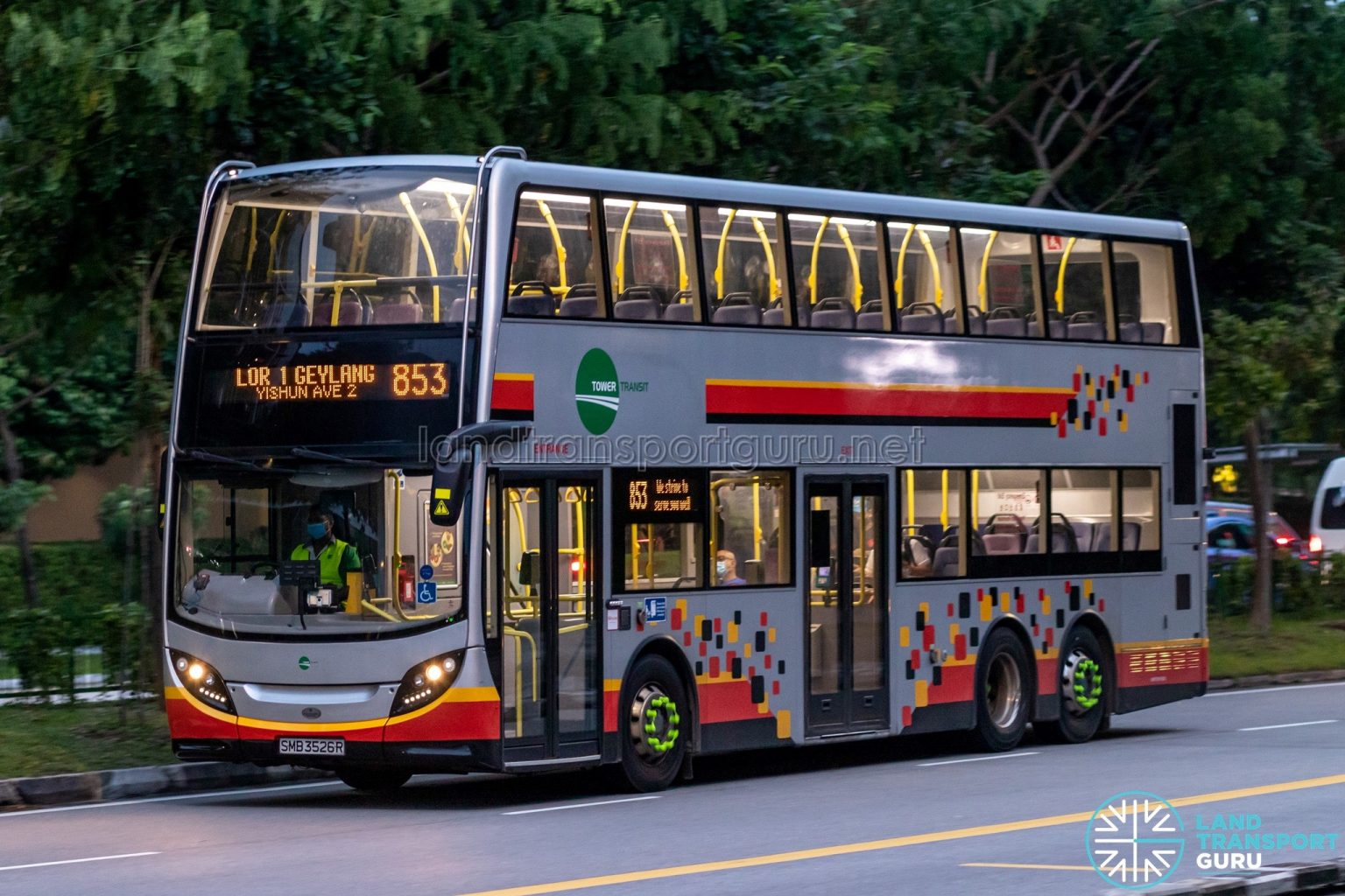 Bus 853 – Tower Transit Alexander Dennis Enviro500 (SMB3526R) | Land ...