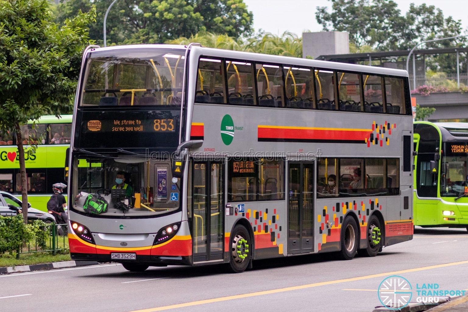 Bus 853 – Tower Transit Alexander Dennis Enviro500 (SMB3529H) | Land ...