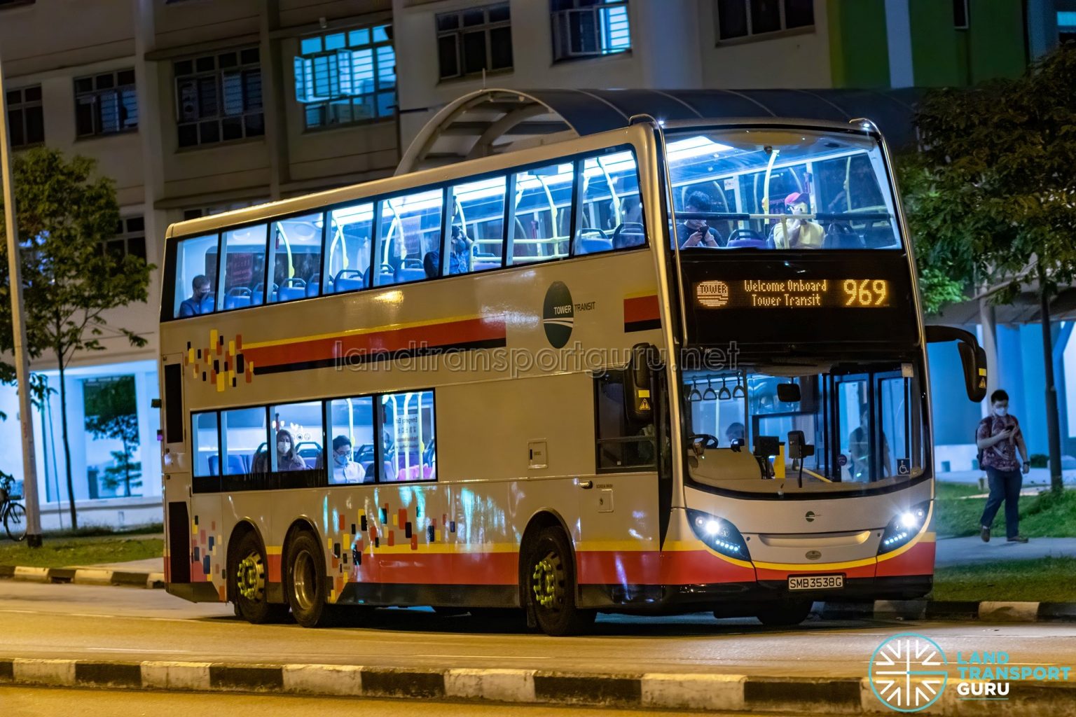 Bus 969 – Tower Transit Alexander Dennis Enviro500 (SMB3538G) | Land ...
