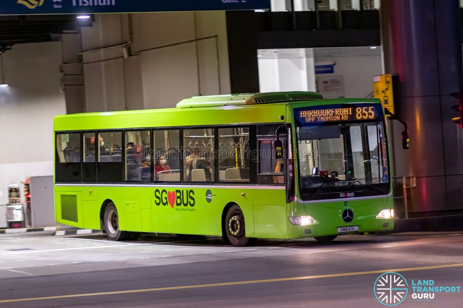 Bus 855 – Tower Transit Mercedes-Benz OC500LE (SMB43L) | Land Transport ...