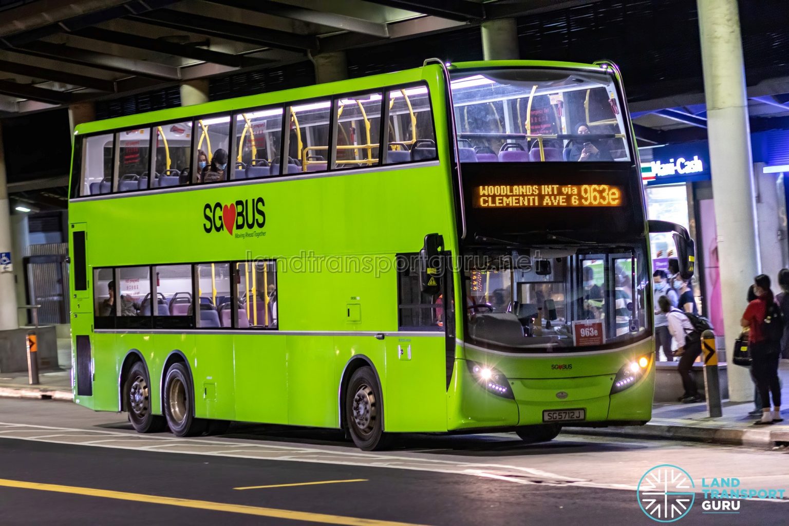 Express 963e – SMRT Buses Alexander Dennis Enviro500 (SG5712J) | Land ...