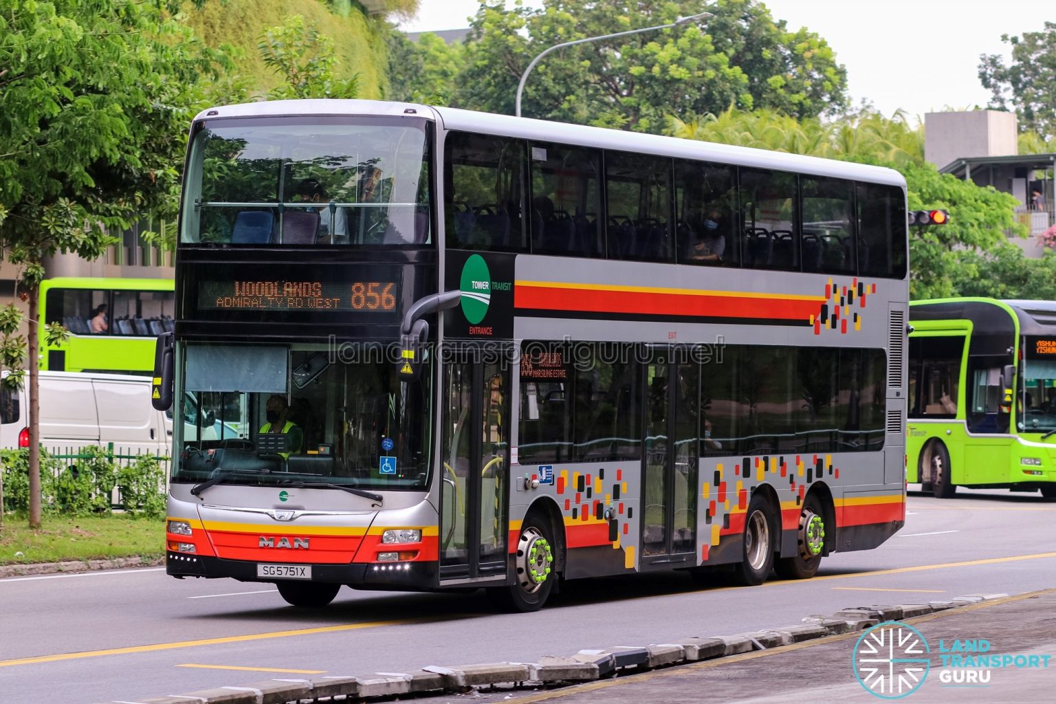 Bus 856 – Tower Transit MAN A95 (SG5751X) | Land Transport Guru