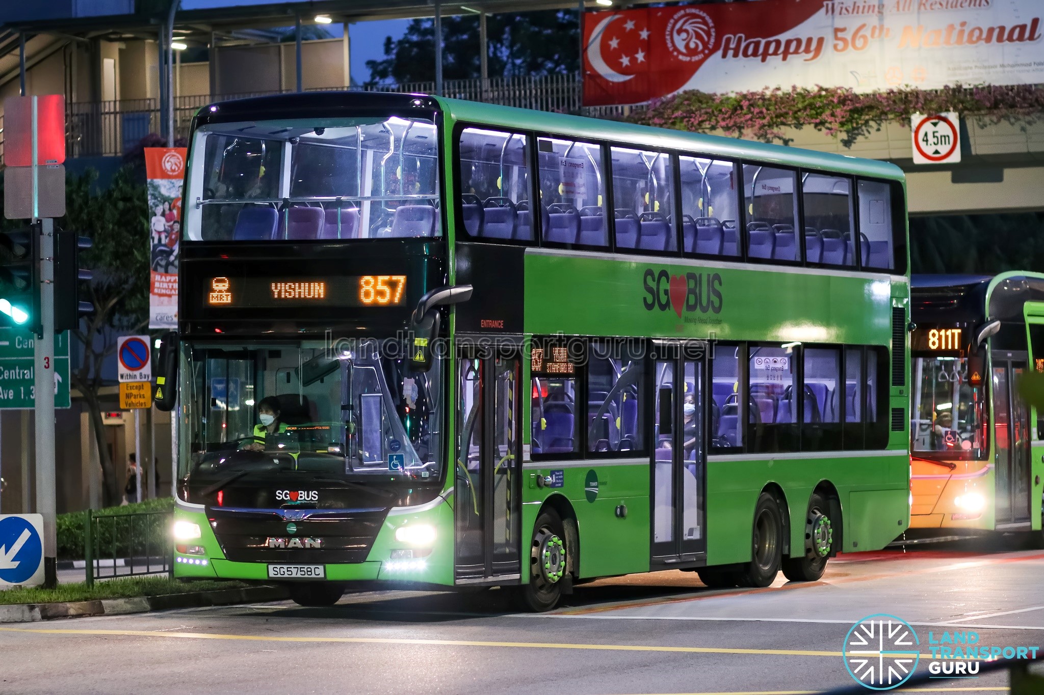 Bus 857 Tower Transit MAN A95 SG5758C Land Transport Guru Bus 857 Tower Transit MAN A95 SG5758C Land Transport Guru