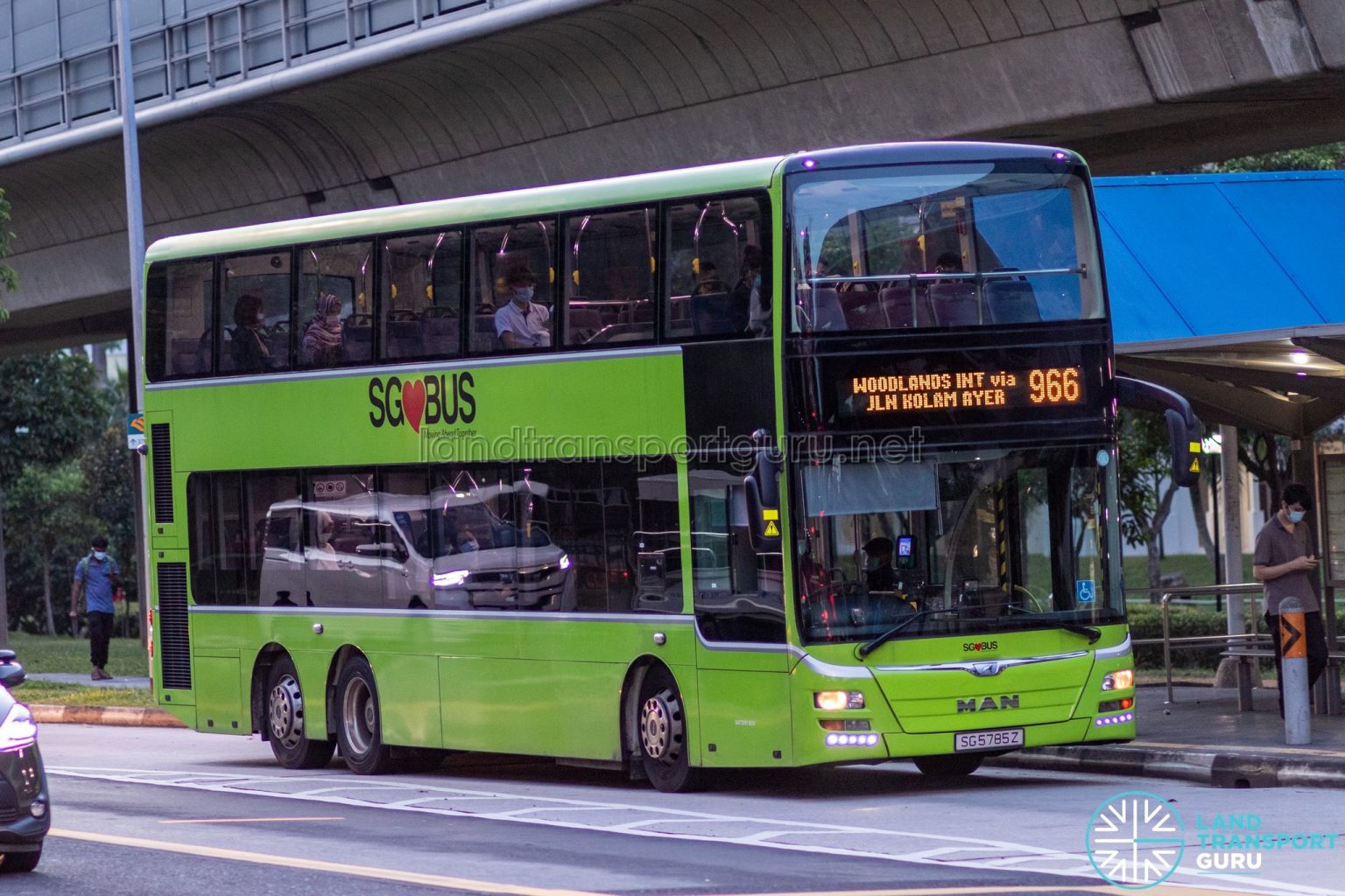 Bus 966 – SMRT Buses MAN A95 (SG5785Z) | Land Transport Guru