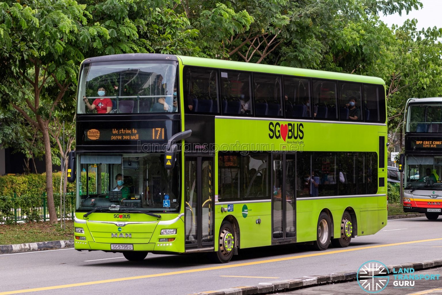 Bus 171 – Tower Transit MAN A95 (SG5795U) | Land Transport Guru