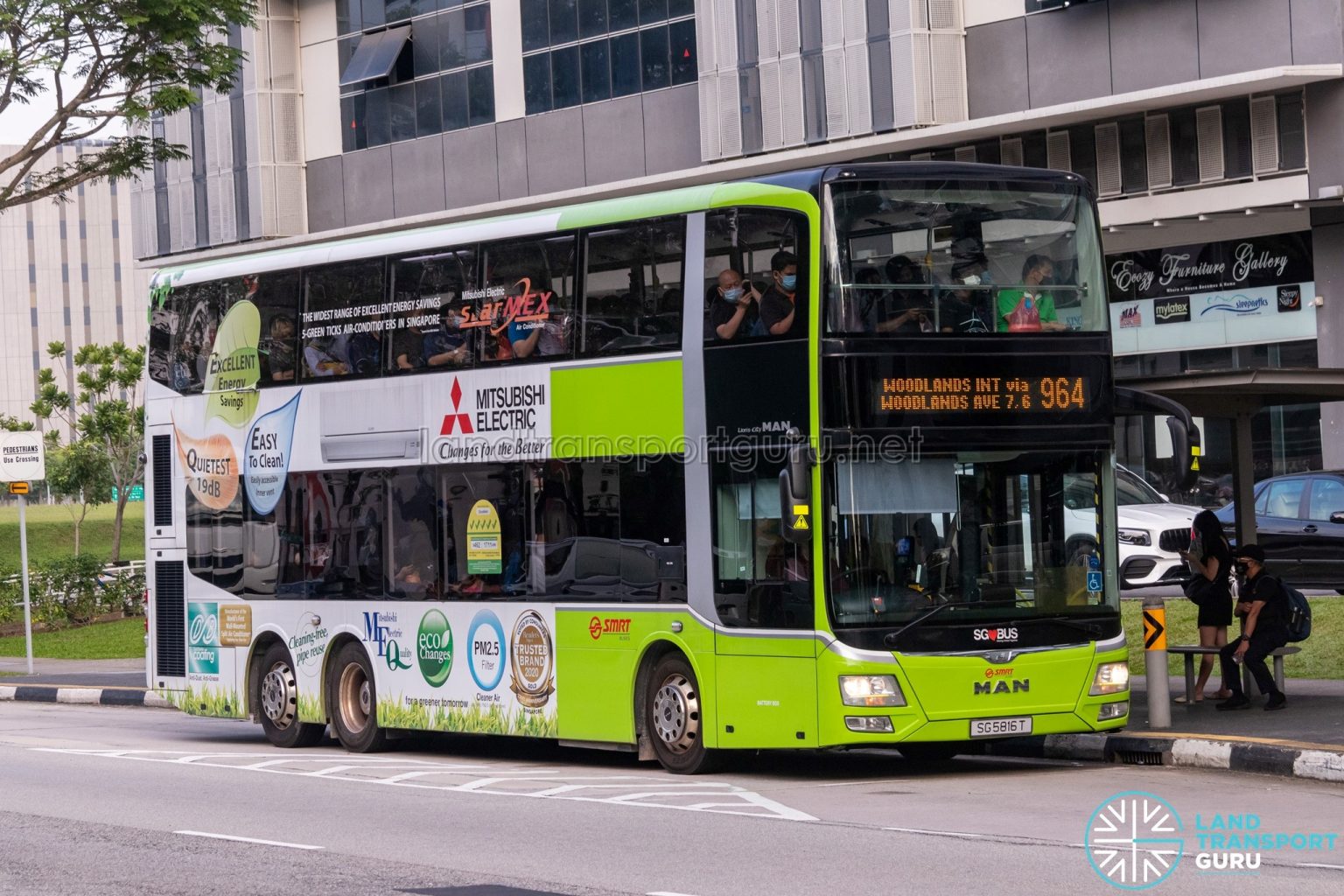 Bus 964 – SMRT Buses MAN A95 (SG5816T) | Land Transport Guru