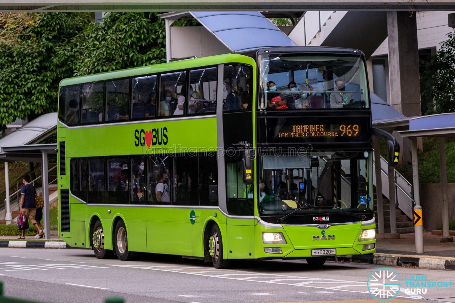 Bus 969 – Tower Transit MAN A95 (SG5820E) | Land Transport Guru