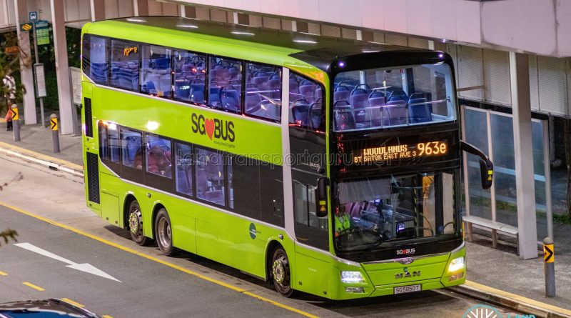 Tower Transit Express Bus Service 963e – Land Transport Guru