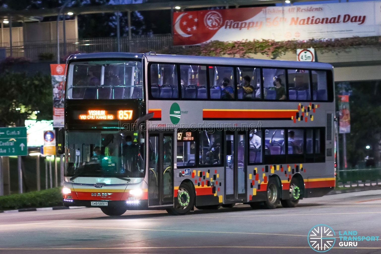 Bus 857 – Tower Transit MAN A95 (SMB5891Y) | Land Transport Guru