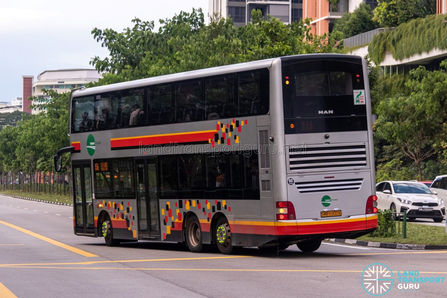Tower Transit MAN A95 (SMB5900E) [Rear] | Land Transport Guru