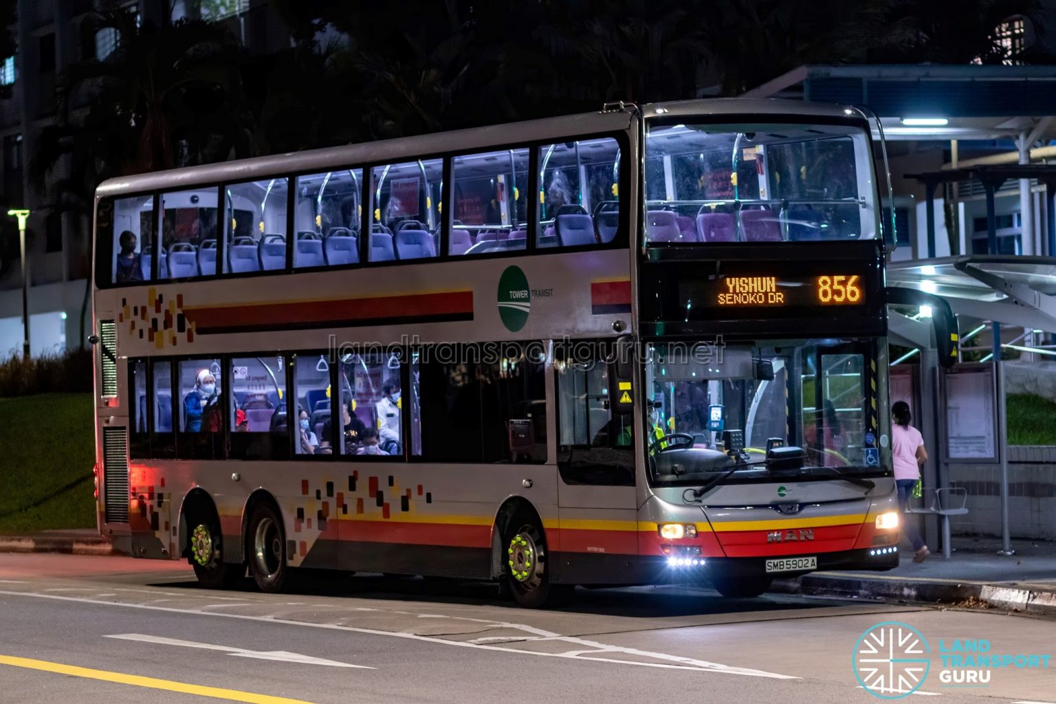 Bus 856 – Tower Transit MAN A95 (SMB5902A) | Land Transport Guru