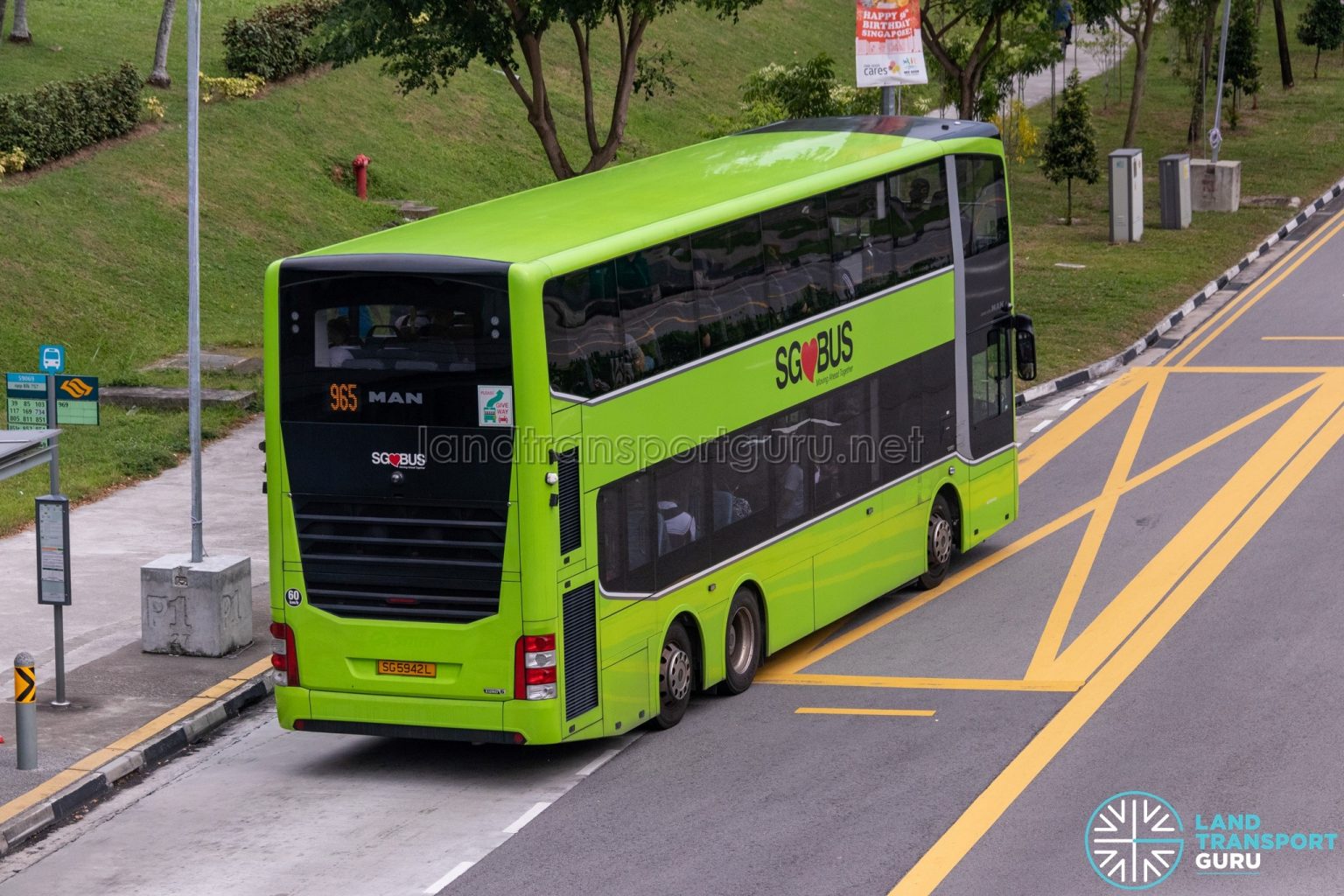 SMRT Buses MAN A95 Euro 6 (SG5942L) [Rear] | Land Transport Guru