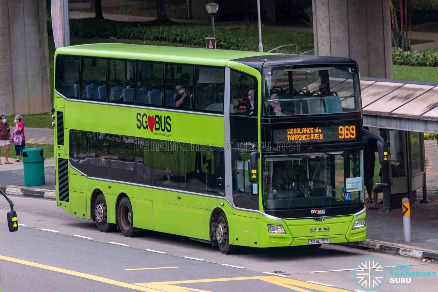 Bus 969 – SMRT Buses MAN A95 Euro 6 (SG6079Y) | Land Transport Guru
