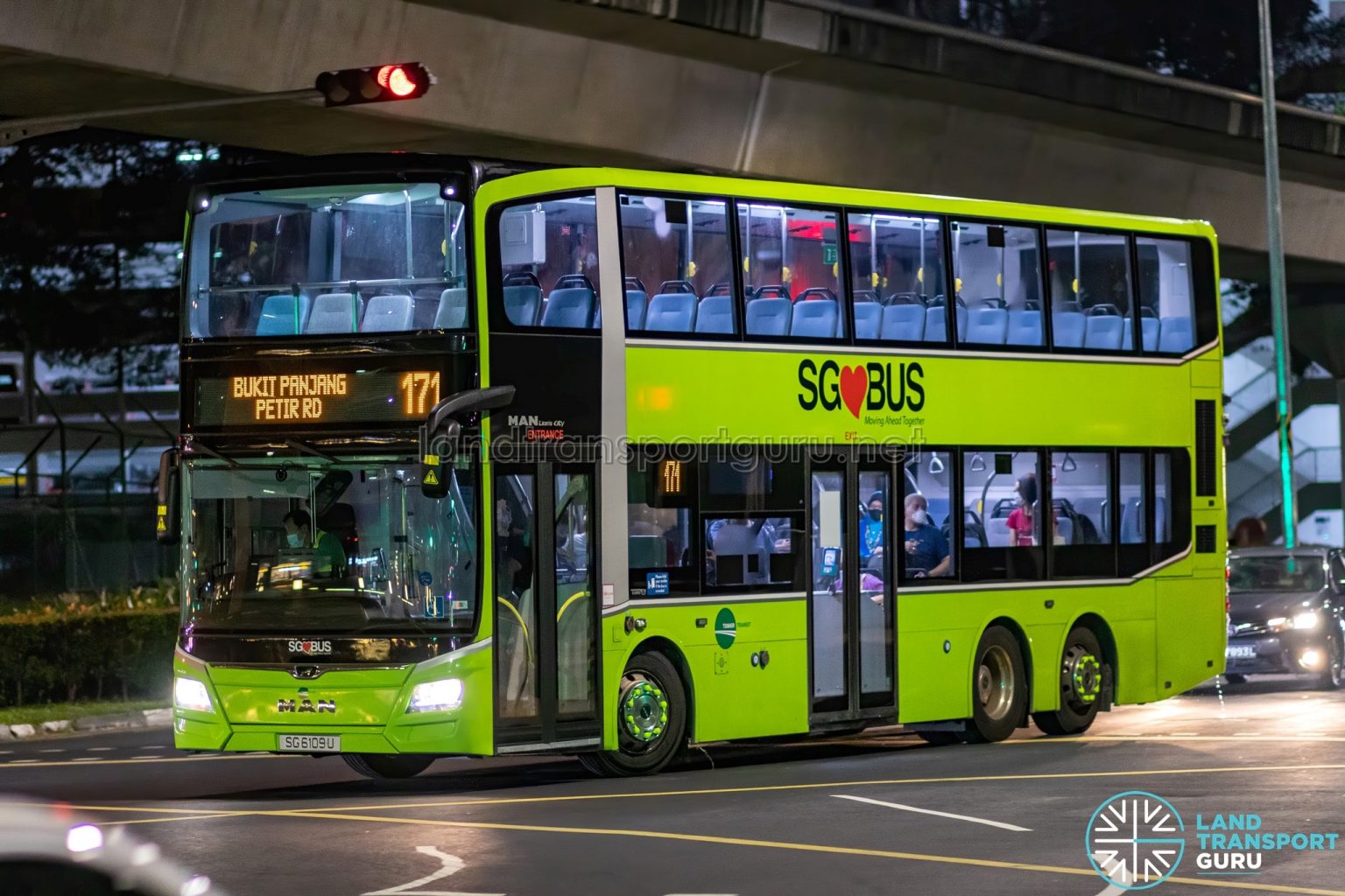 Bus 171 – Tower Transit MAN A95 Euro 6 (SG6109U) | Land Transport Guru