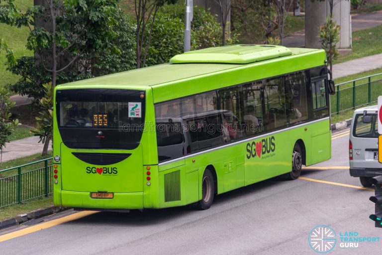 SMRT Buses Mercedes-Benz OC500LE (SMB8P) [Rear] | Land Transport Guru