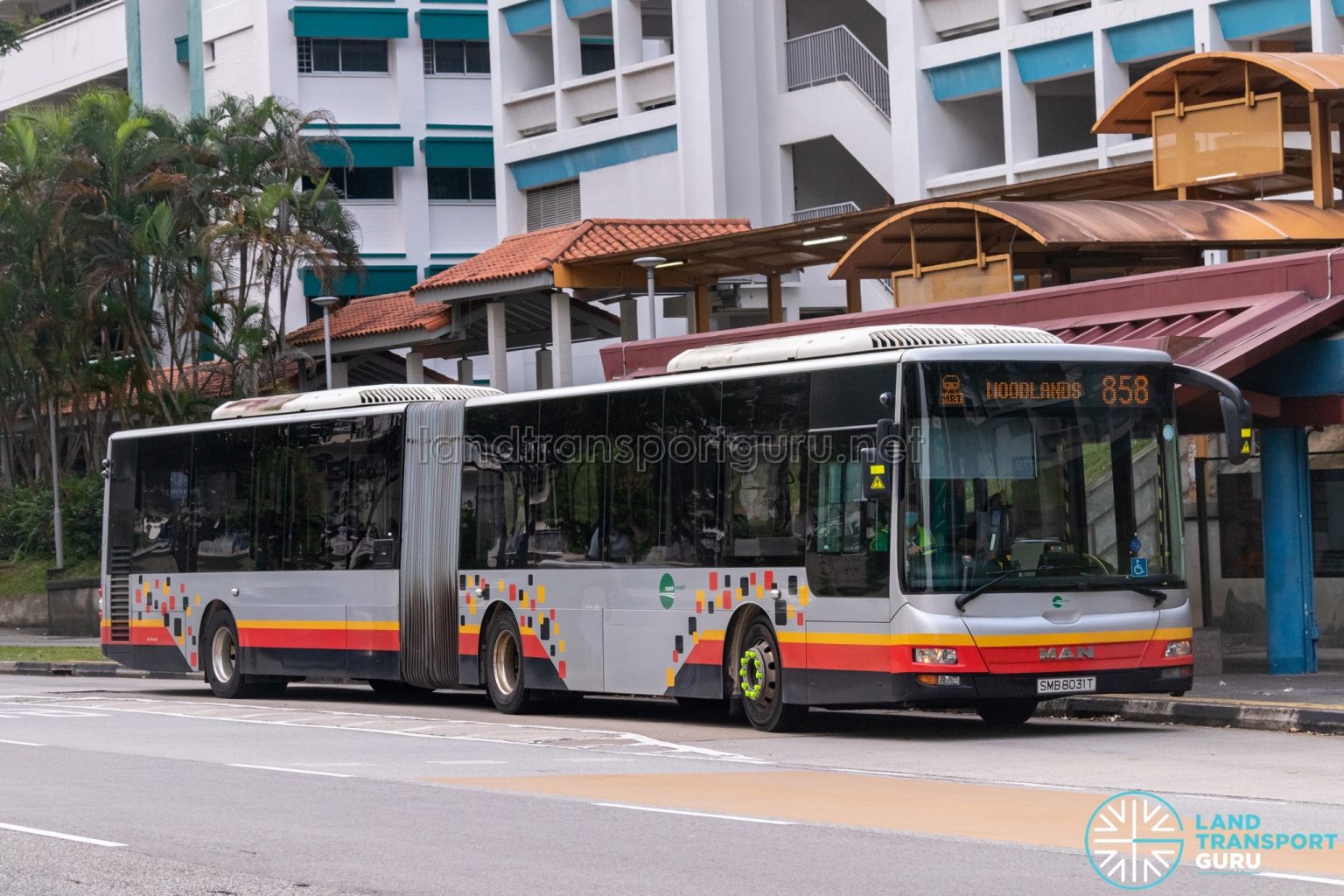 Bus 858 – Tower Transit MAN A24 (SMB8031T) | Land Transport Guru