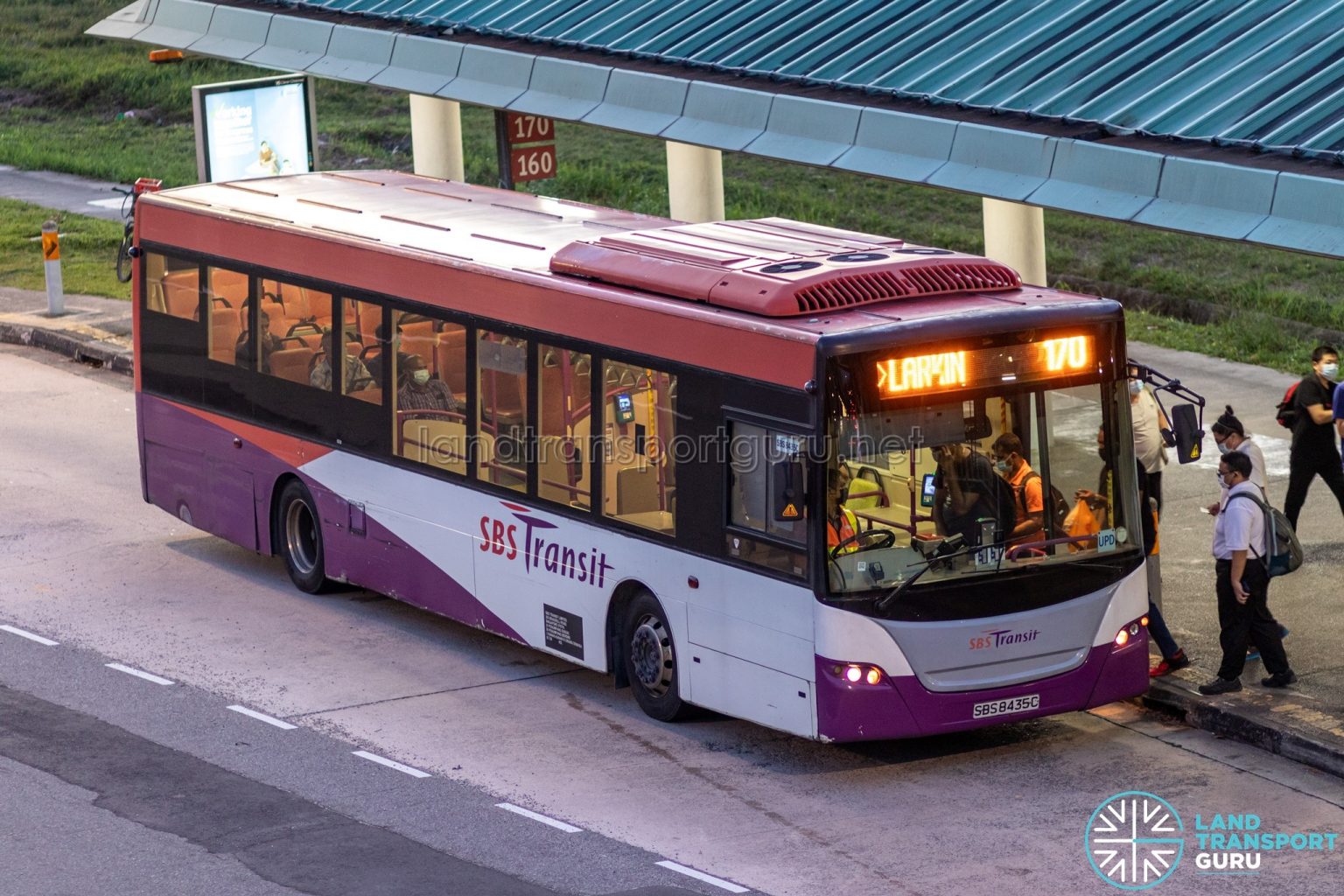 Bus 170 – SBS Transit Scania K230UB Euro IV (SBS8435C) | Land Transport ...
